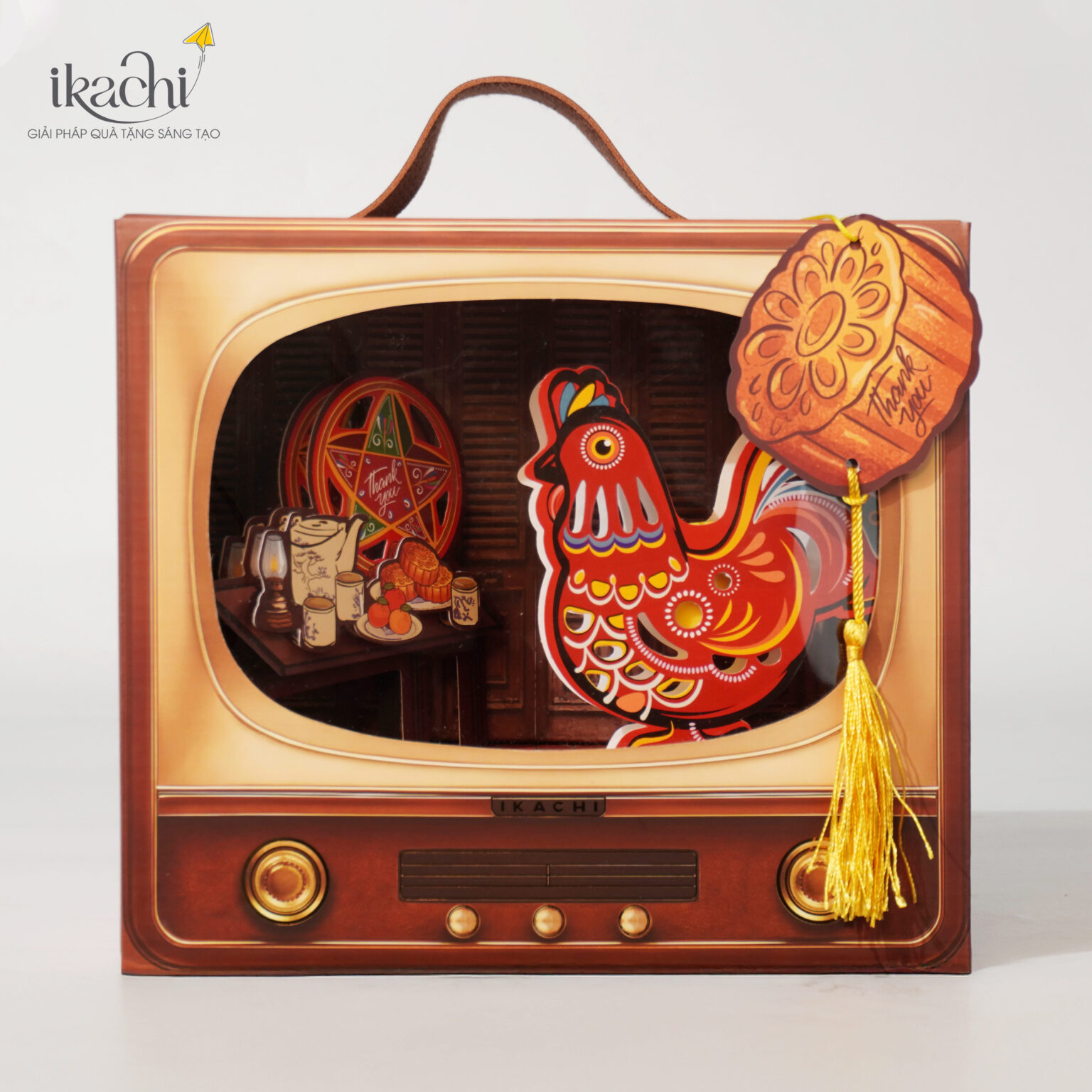 Mini Green Memory Television - Chicken - Ikachigift